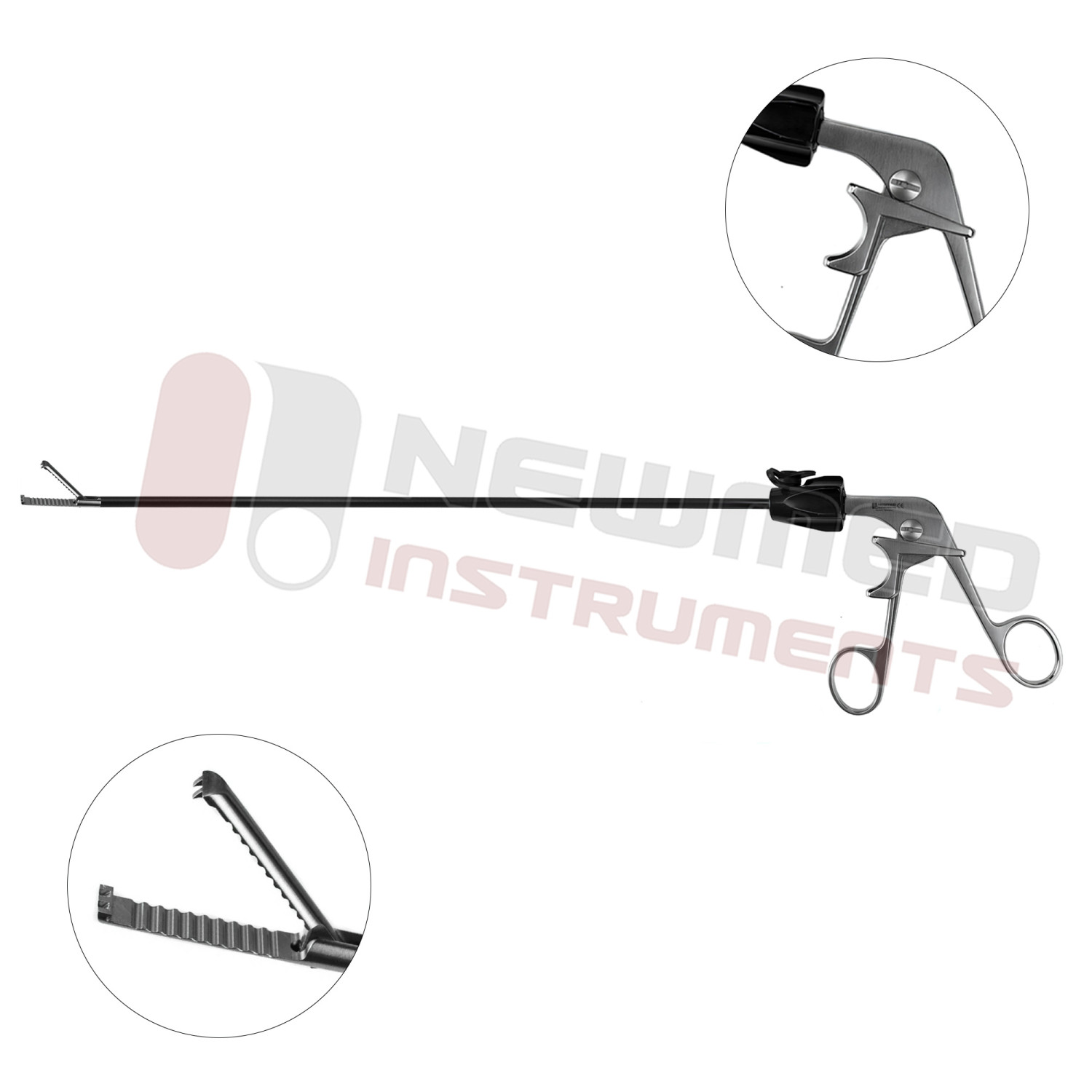 Laparoscopic Slide 'N' Lock Retraction Grasper | New Med Instruments